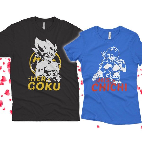 Matching Couple Anime Shirts Etsy