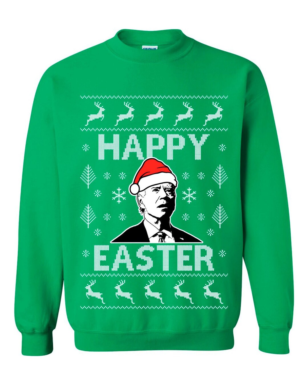 Biden Happy Easter Ugly Christmas Sweater . Funny Confused Joe Xmas ...
