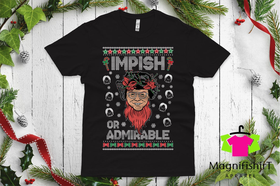 Impish Or Admirable Dwight Schrute Ugly Christmas T-shirt funny ...