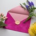Exclusive Fuchsia Pink Velvet Envelopes C6 - Etsy