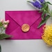 Exclusive Fuchsia Pink Velvet Envelopes C6 - Etsy