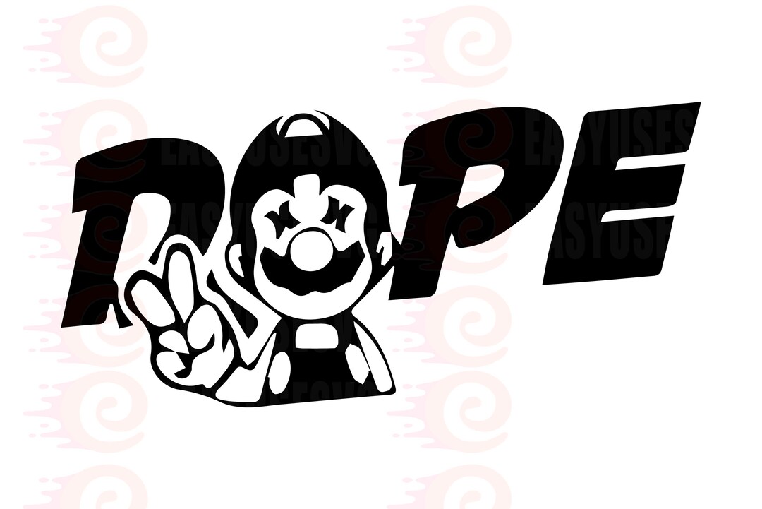 Dope Decal Car Sticker SVG Cut File Dope SVG Dope DXF Dope - Etsy