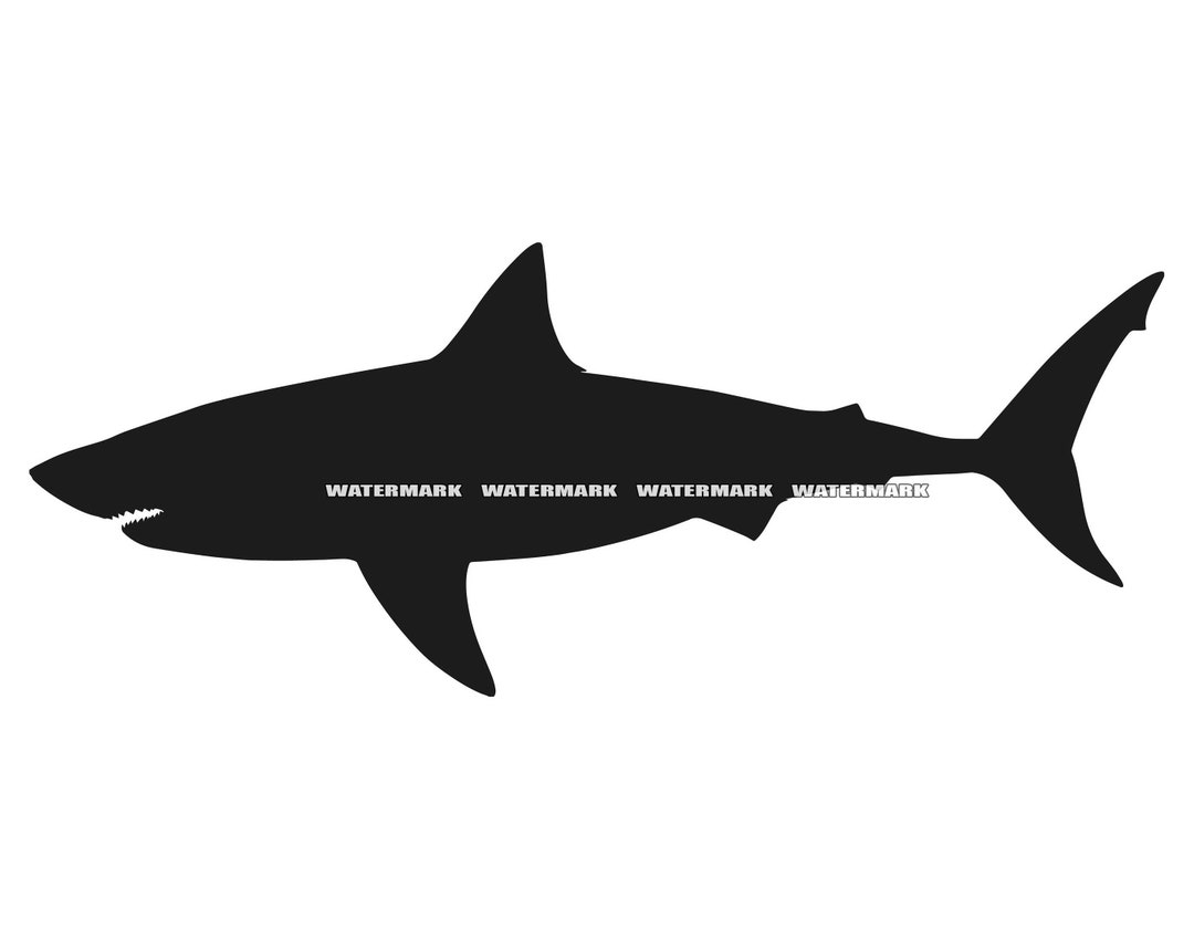 Shark SVG Shark Cut File Shark DXF Shark PNG Shark - Etsy UK
