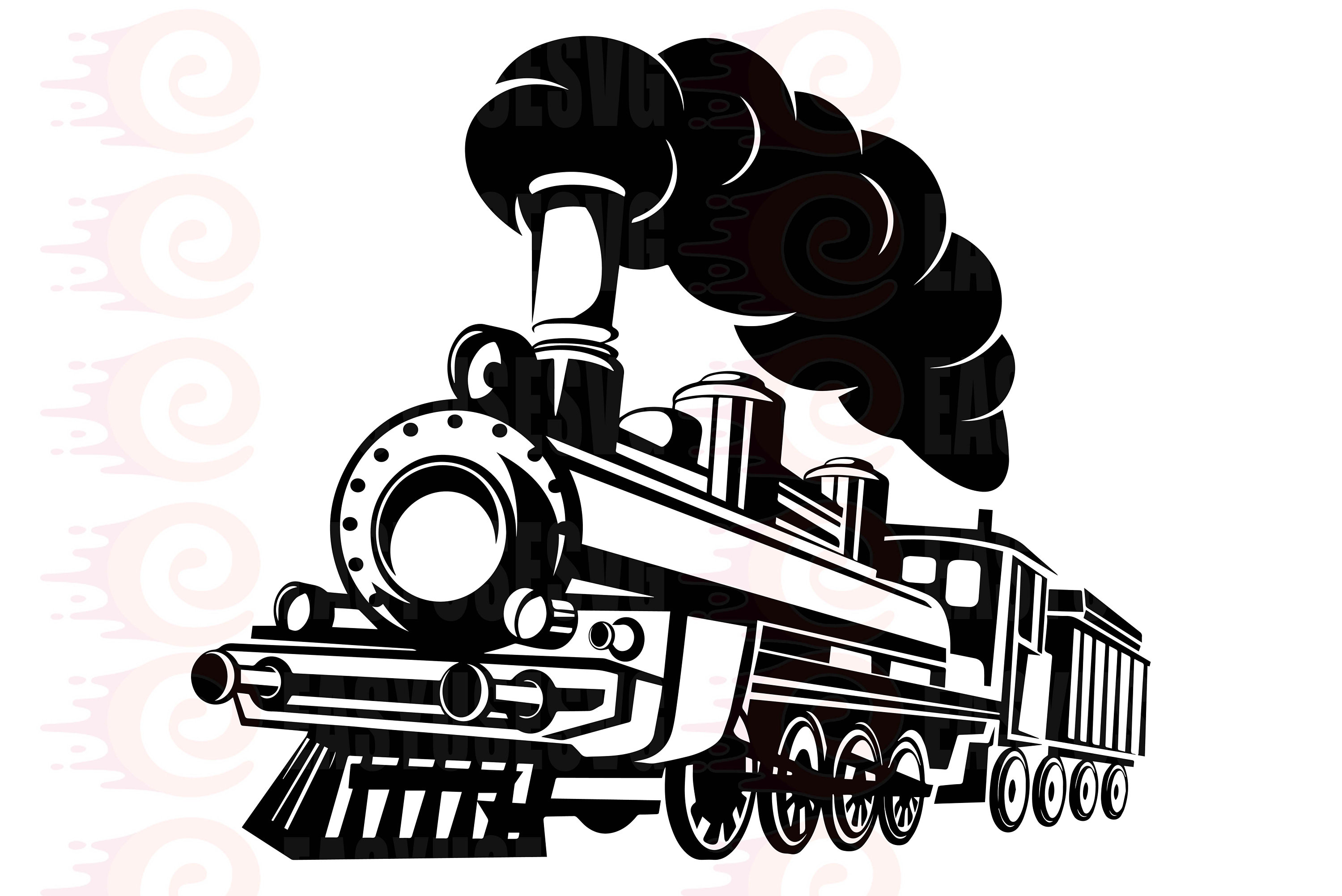 Steam Train Svg Eps Steam Engine Svg Train Clipart Locomotive Svg Train