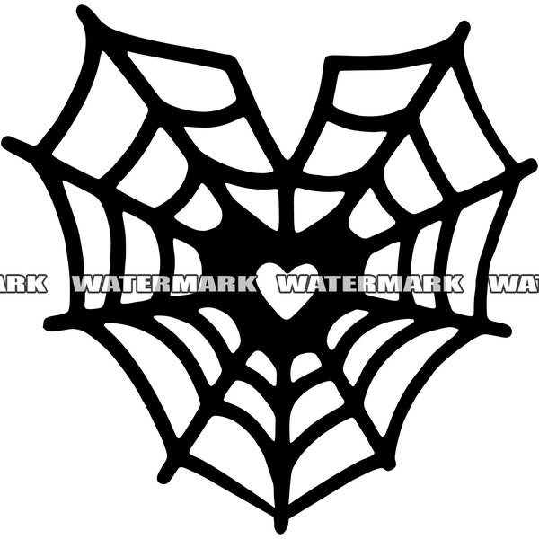 Heart Spider Png - Etsy UK