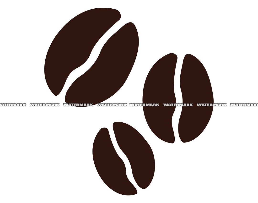Coffee Beans SVG, Coffee Beans Cut File, Coffee Beans DXF, Coffee Beans ...