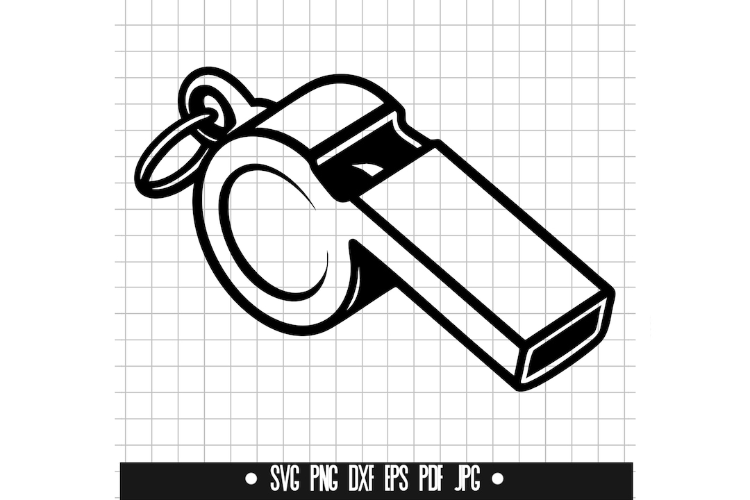 Whistle SVG, Whistle DXF, Whistle PNG, Whistle Cut File, Clipart ...
