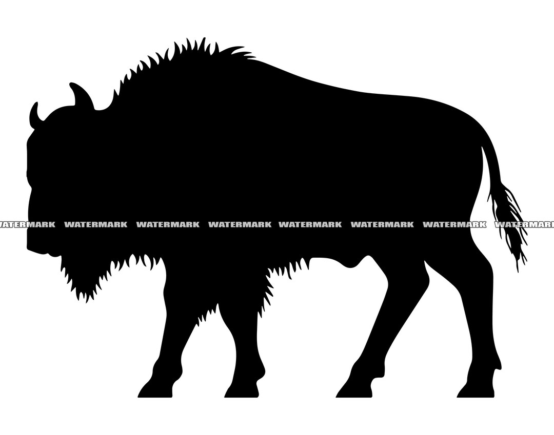 Bison SVG Bison Cut File Bison DXF Bison PNG Bison - Etsy