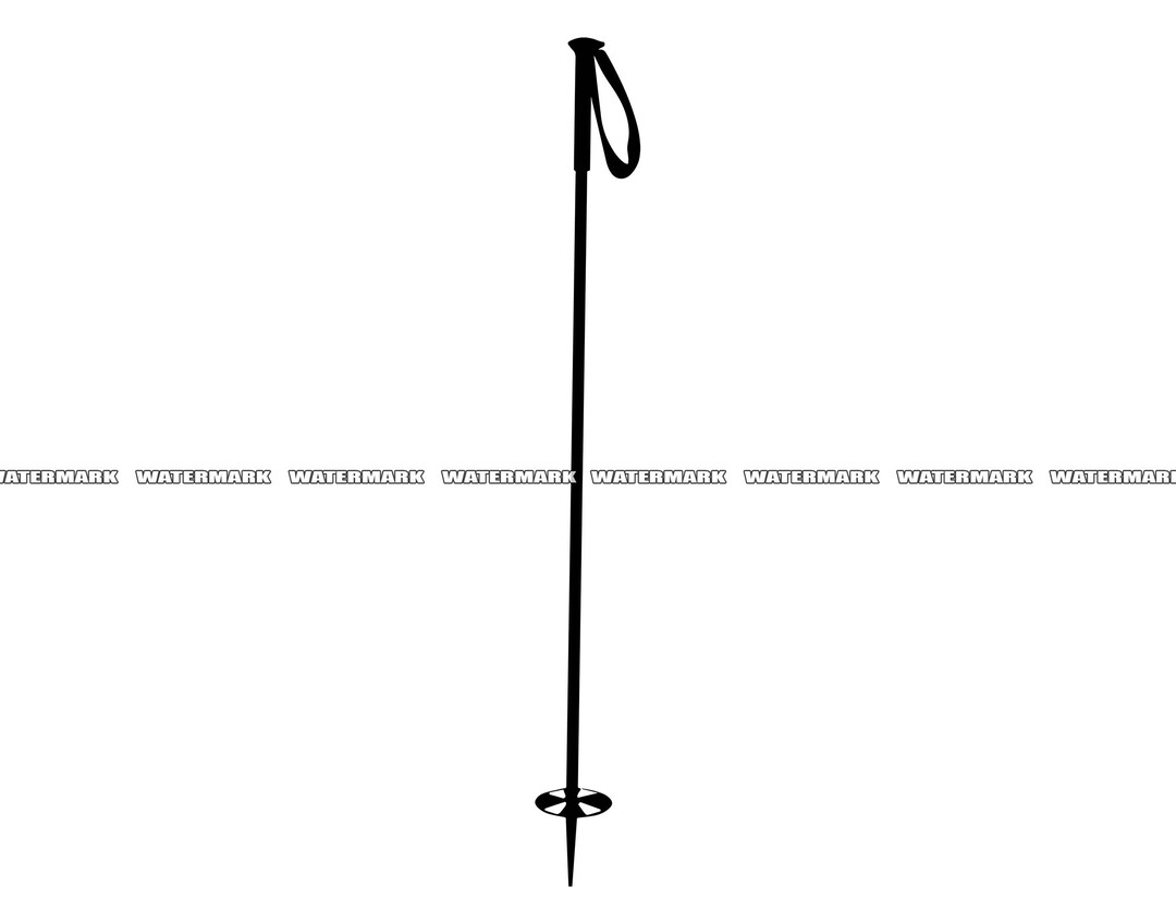 Ski Pole SVG Ski Pole Cut File Ski Pole DXF Ski Pole PNG - Etsy