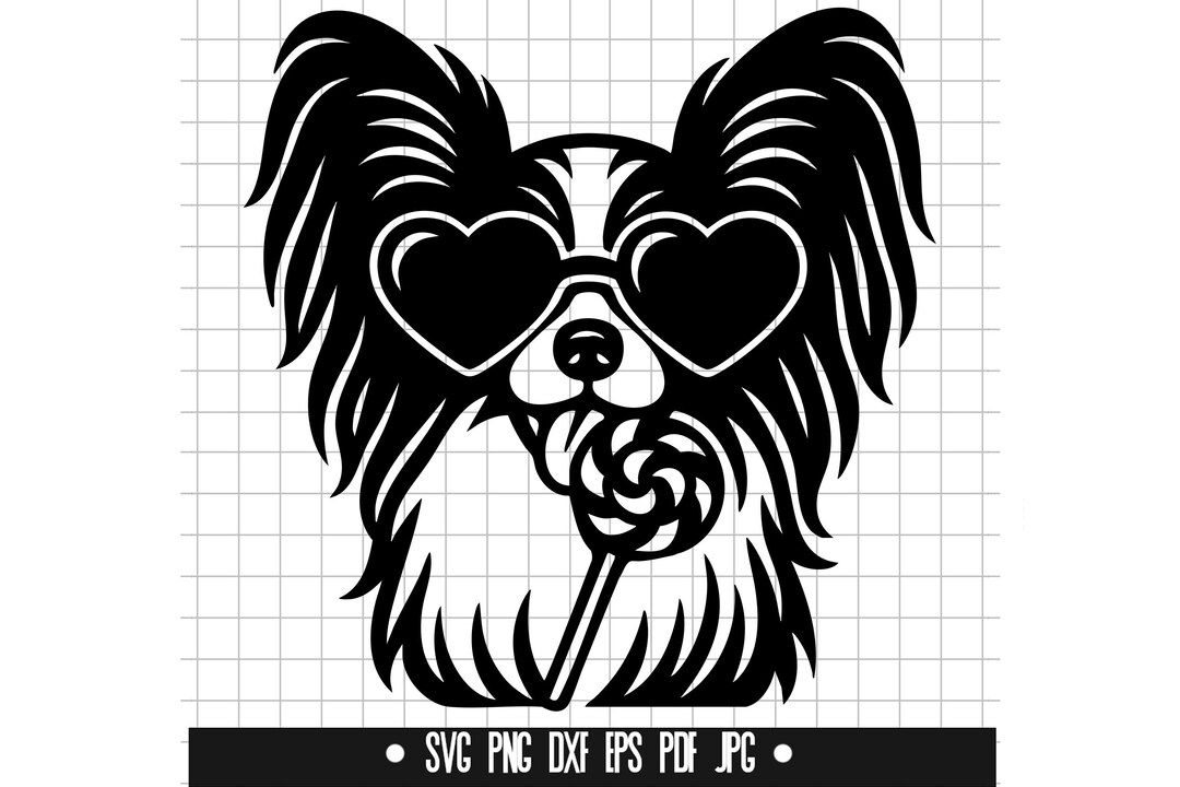 Papillon SVG, Papillon DXF, Papillon PNG, Papillon Cut File, Clipart ...