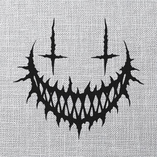 Scary Face SVG, Horror Smile DXF, Creepy PNG, Halloween Cut File ...
