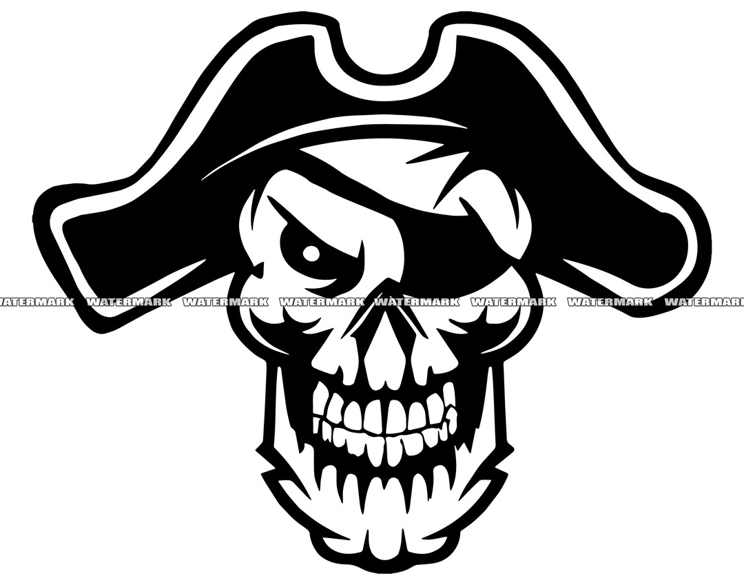 Pirate Skull SVG 2 Skeleton Death Halloween Ocean Sea Boat - Etsy