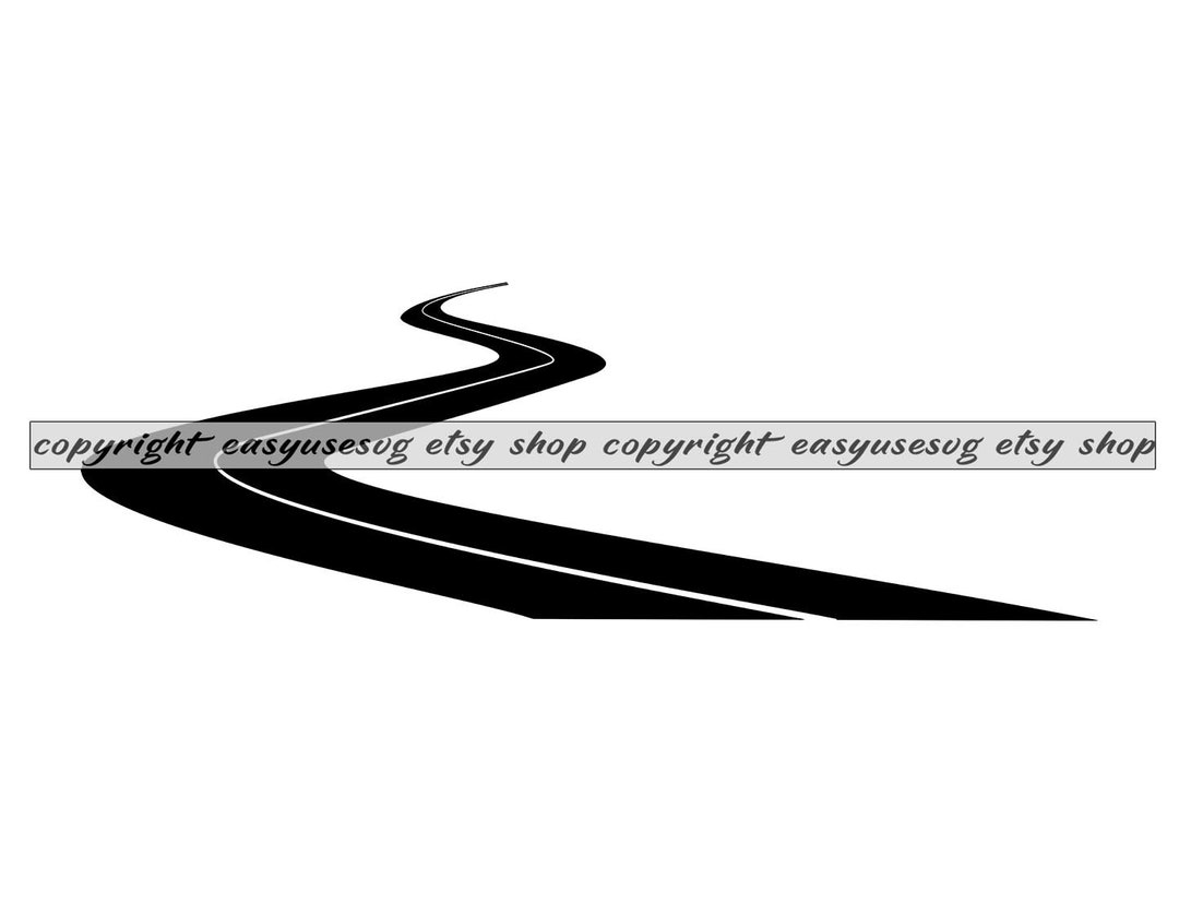 Road SVG, Road DXF, Road PNG, Road Clipart, Road Silhouette, Road Cut ...