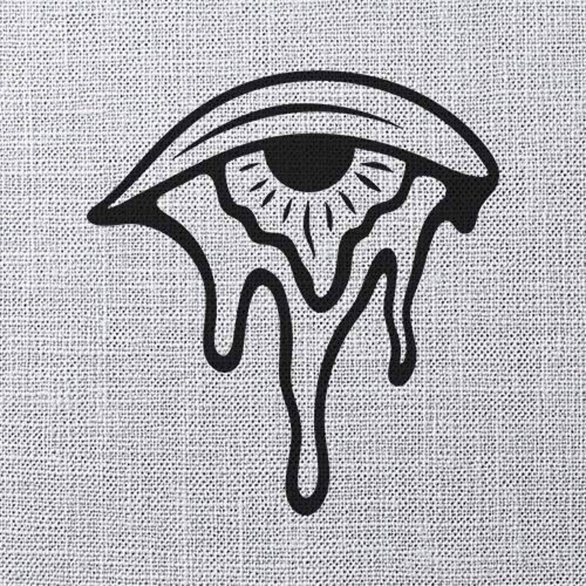 Melting Eye SVG, Dripping Eye DXF, Horror Eye PNG, Eye Cut File ...
