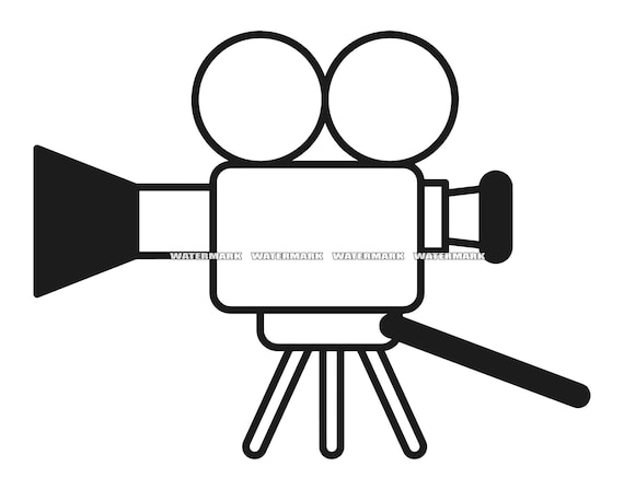 Video Camera SVG Video Camera Cut File Video Camera DXF - Etsy
