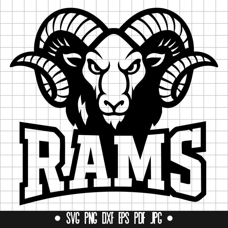 Rams Svg - Etsy