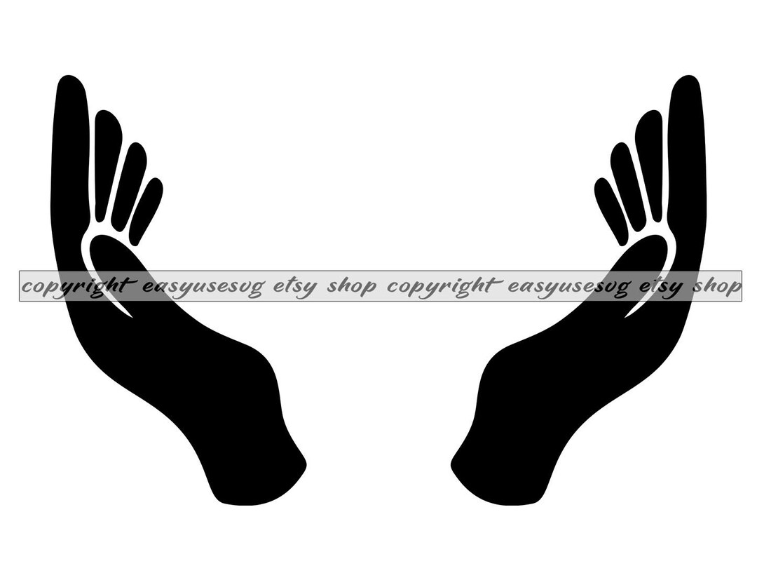 Open Hands SVG #1 Open Hands DXF, Open Hands PNG, Open Hands Clipart ...