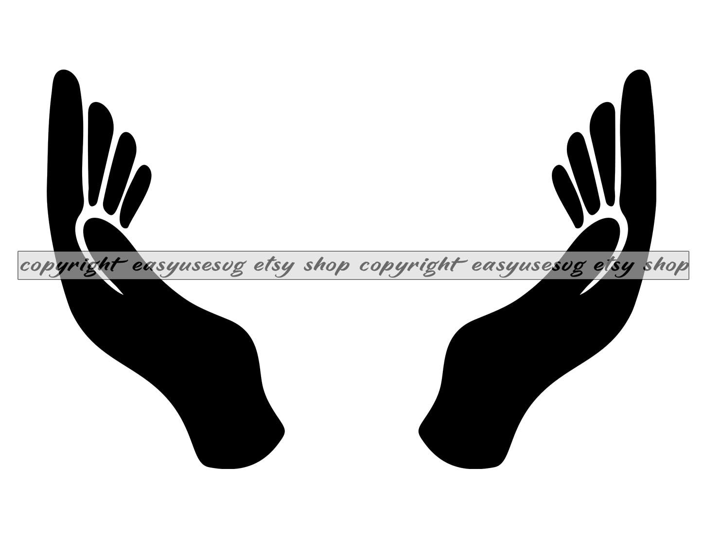 Open Hands SVG #1 Open Hands DXF, Open Hands PNG, Open Hands Clipart ...