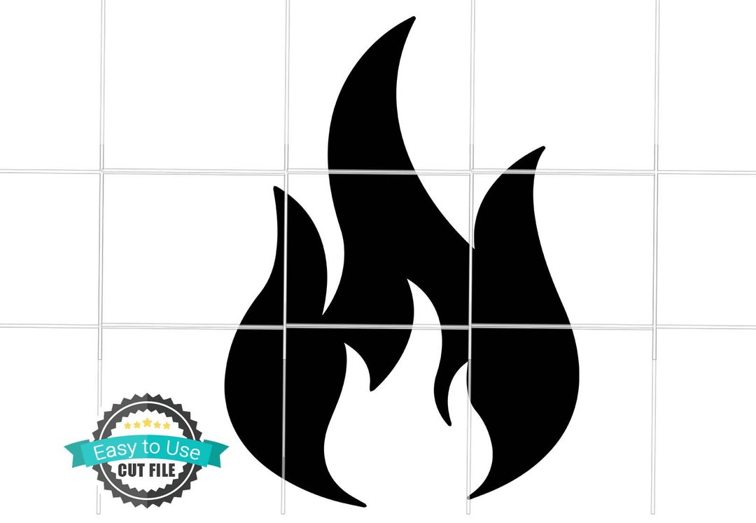 Fire SVG, Flame SVG, Fire DXF, Fire Clipart, Fire Svg Files for Cricut ...
