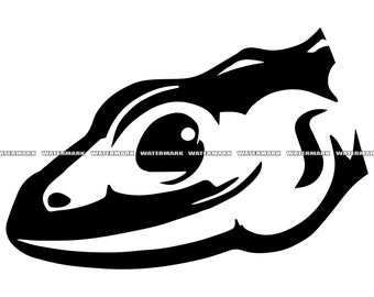Lizard Face Dxf - Etsy