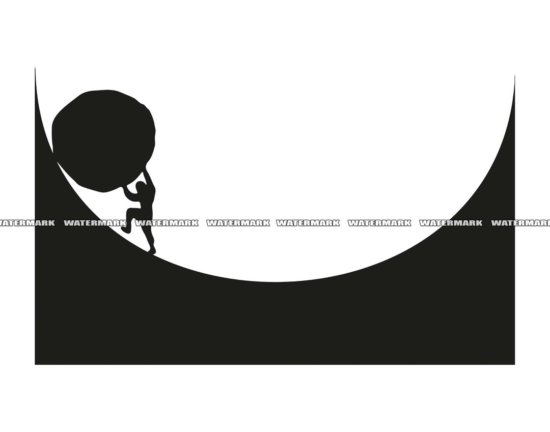 Sisyphus SVG 2 Sisyphus Cut File Sisyphus DXF Sisyphus - Etsy Canada