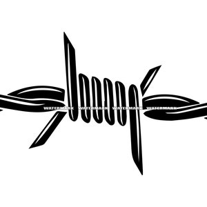 Barbed Wire Logo Etsy UK