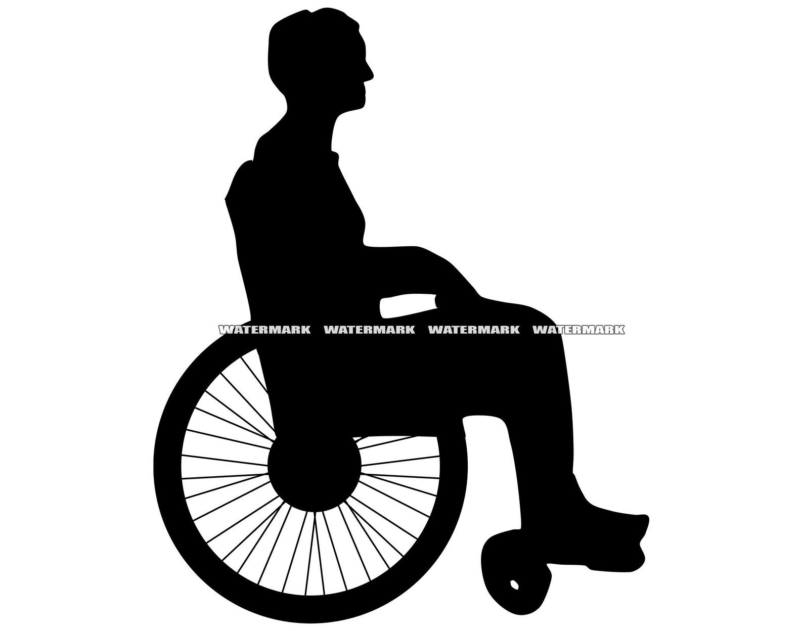 Wheelchair SVG Wheelchair Cut File Wheelchair DXF - Etsy
