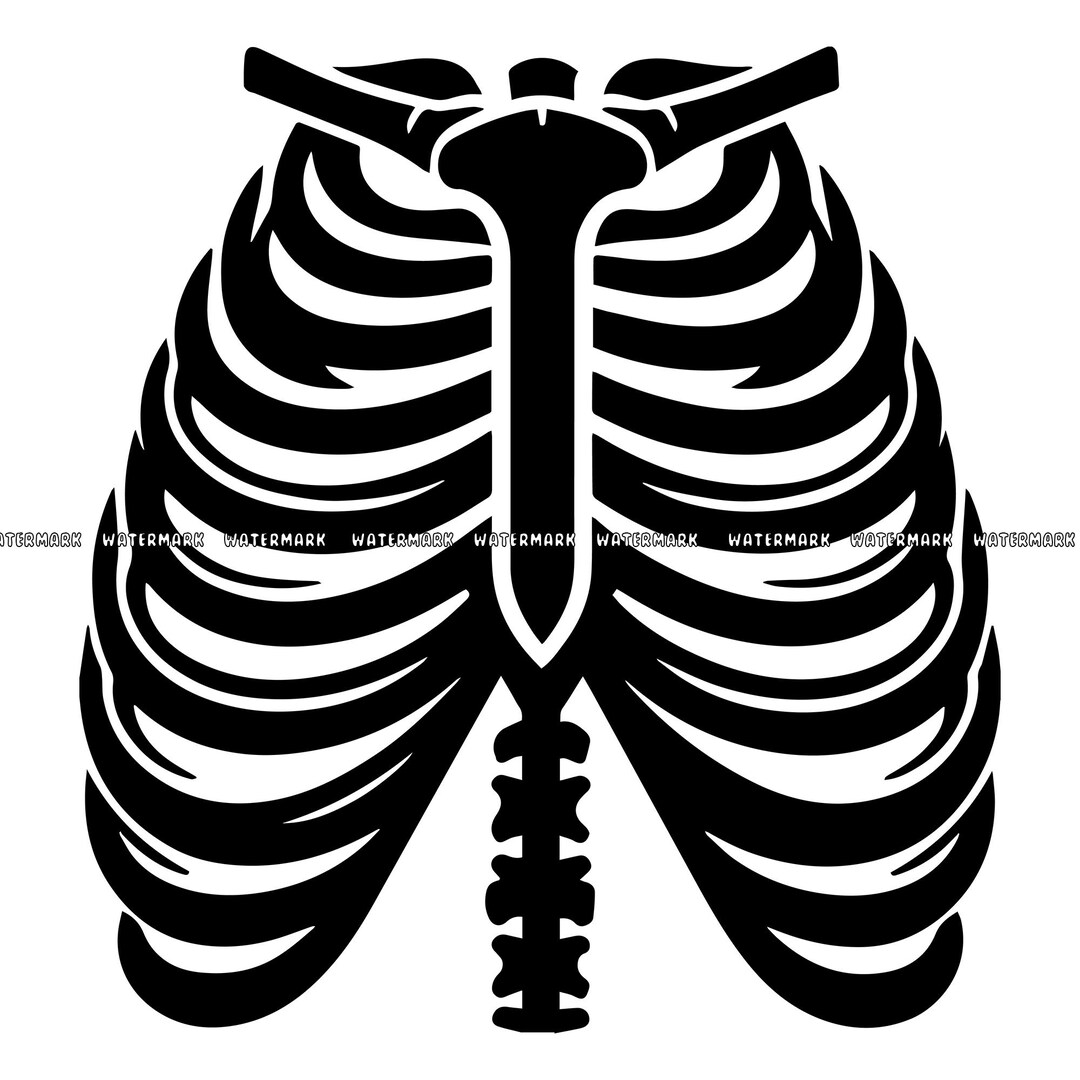 Ribs SVG, Ribs DXF, Ribs PNG, Ribs Cut File, Ribs Clipart, Ribs Digital ...