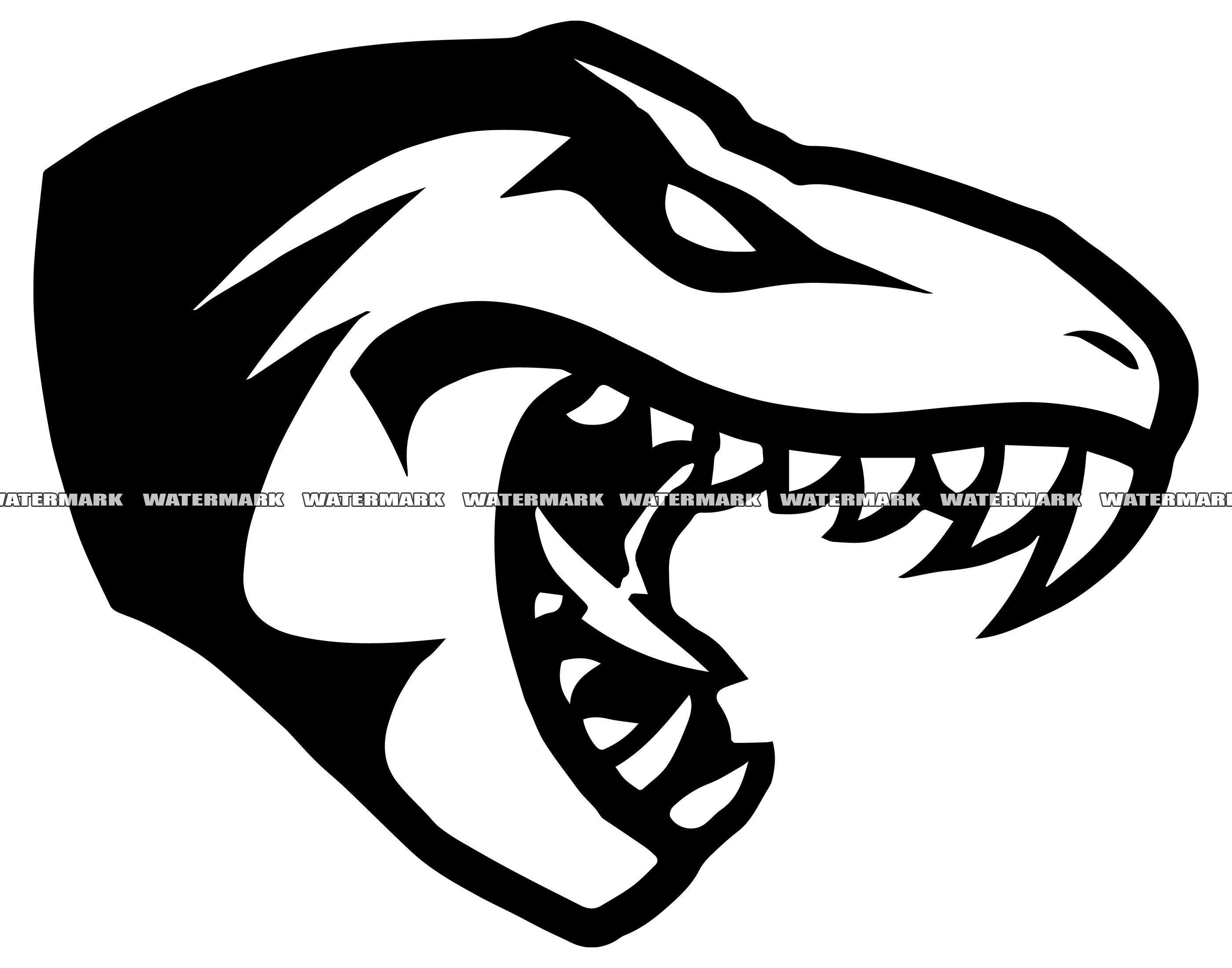 Trex Face SVG Trex Face Cut File Trex Face DXF Trex Face - Etsy