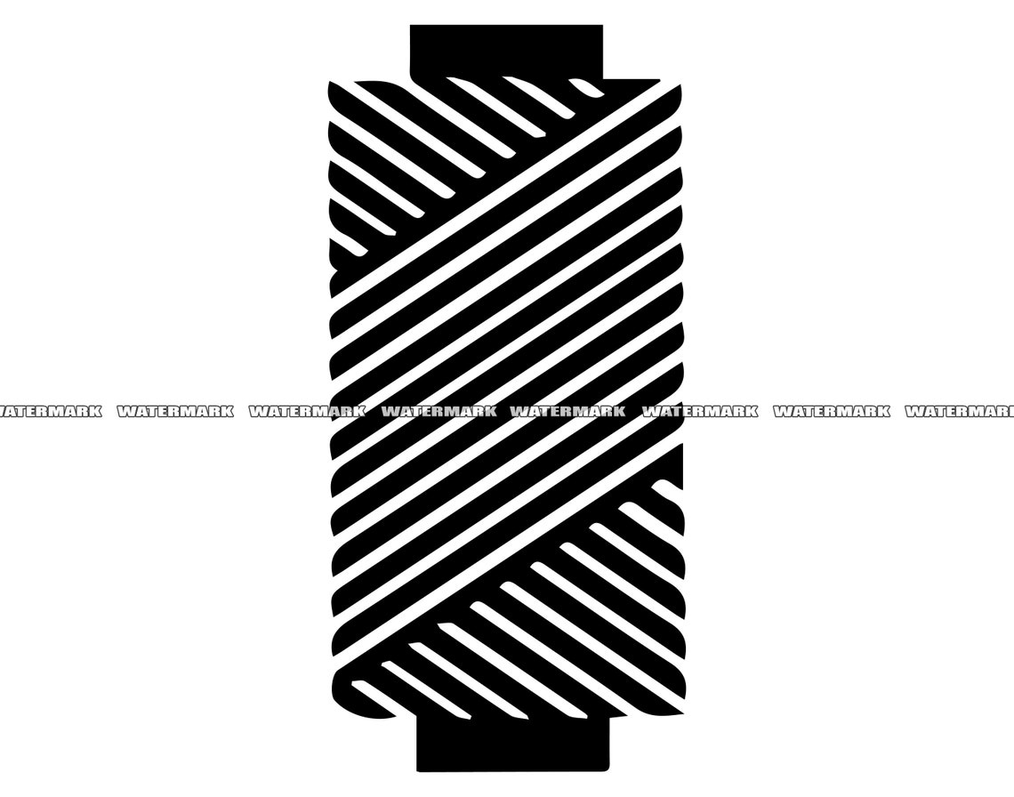 Thread SVG Cut File DXF PNG Clipart Silhouette Cricut - Etsy