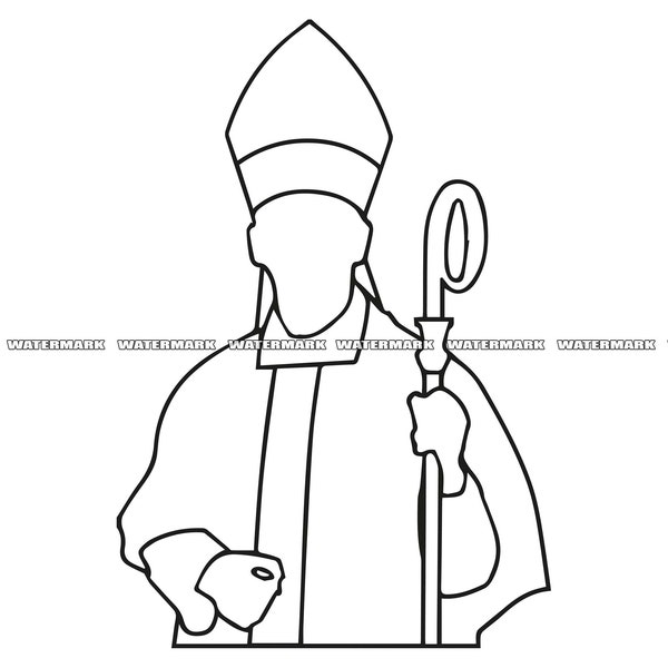 Bishop Svg - Etsy