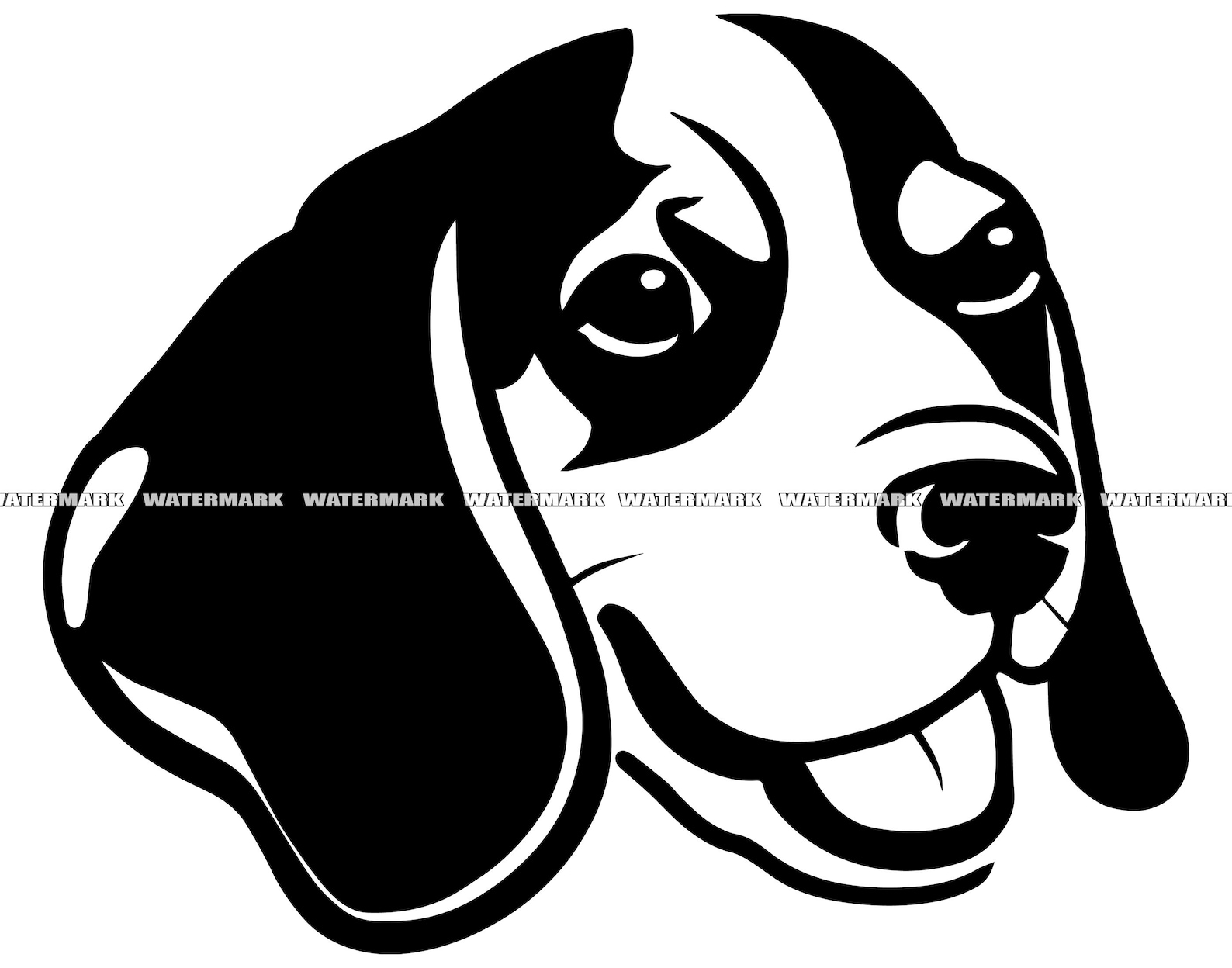 Beagle Puppy SVG 3 Beagle Puppy Cut File Beagle Puppy DXF - Etsy