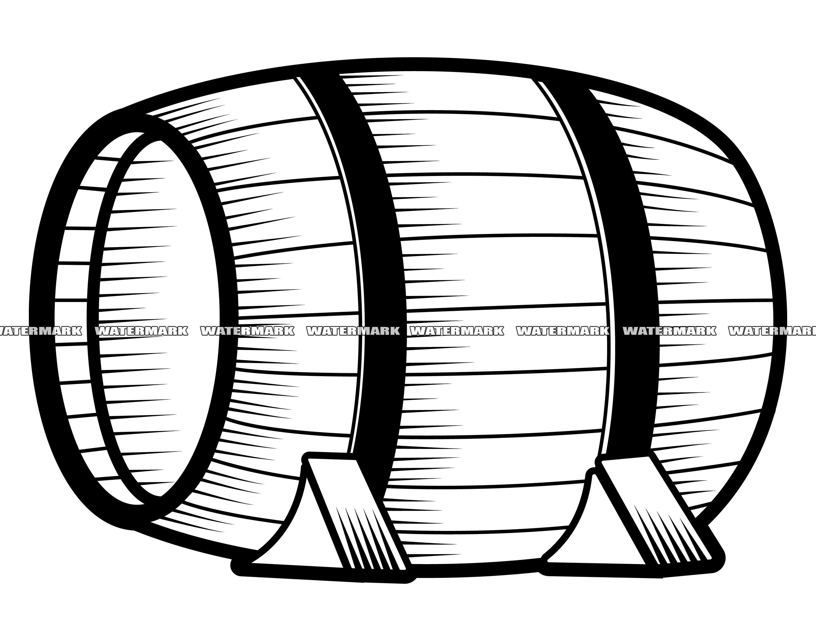Barrel SVG Barrel Cut File Barrel DXF Barrel PNG Barrel - Etsy Australia