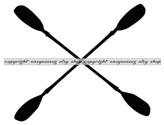 Canoe Paddle Silhouette