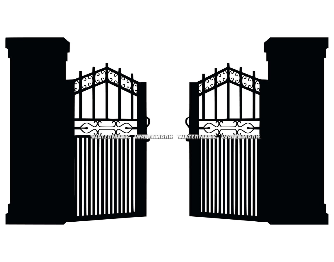 Iron Gate SVG 5 Iron Gate DXF Iron Gate PNG Iron Gate | Etsy