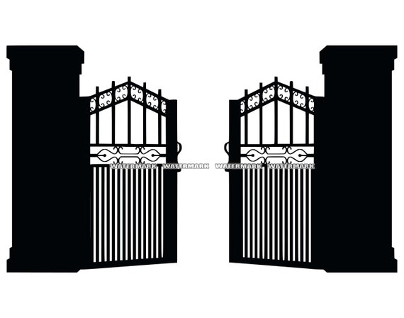 Iron Gate SVG 5 Iron Gate DXF Iron Gate PNG Iron Gate - Etsy