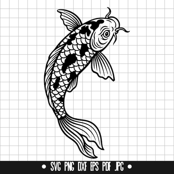 Koi Fish - Etsy