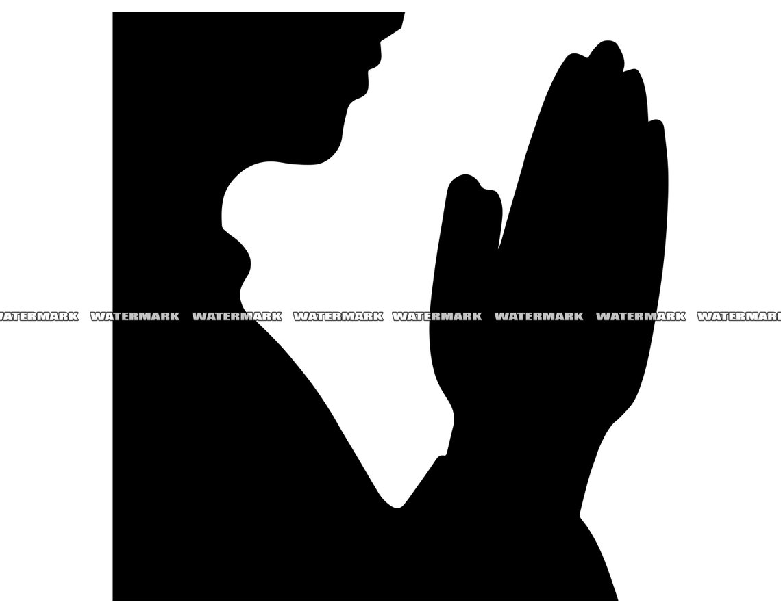 Praying Hands SVG Praying Hands Cut File Praying Hands DXF - Etsy Australia