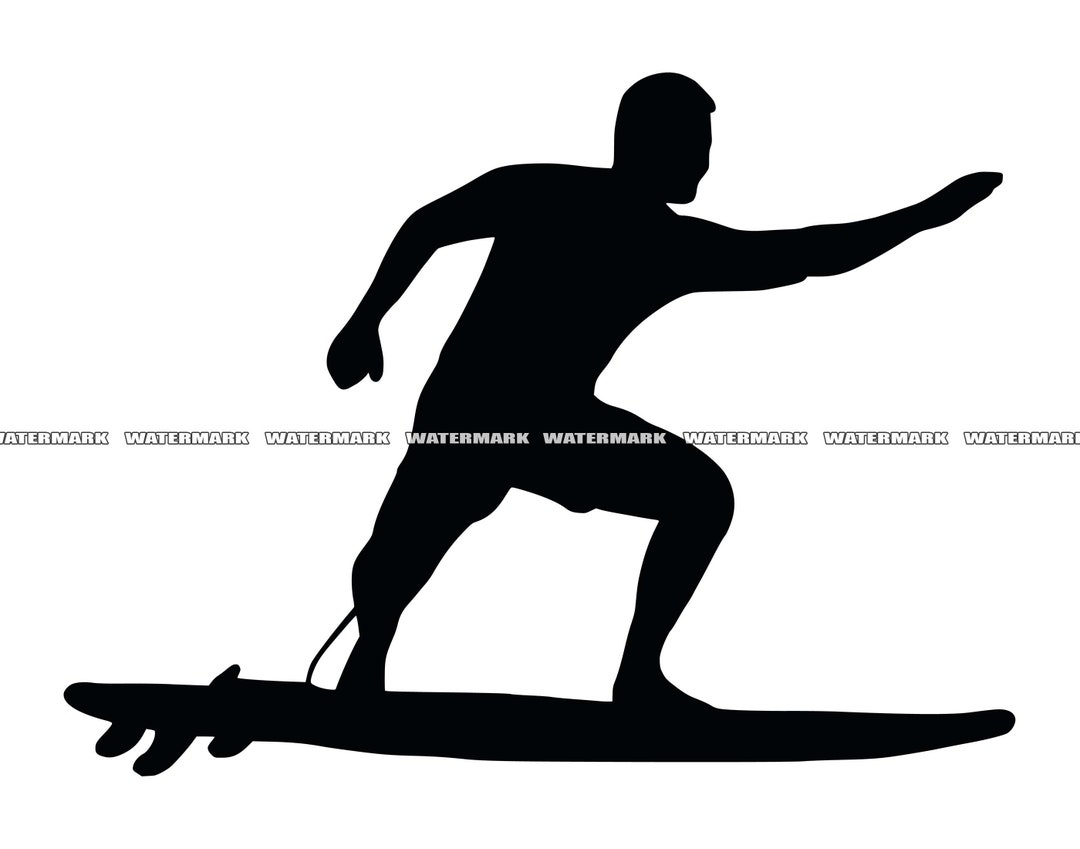Surfer SVG 3 Surfer Cut File Surfer DXF Surfer PNG - Etsy