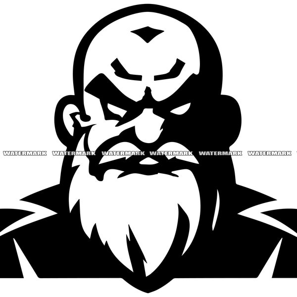 Bald Bad Man Png - Etsy
