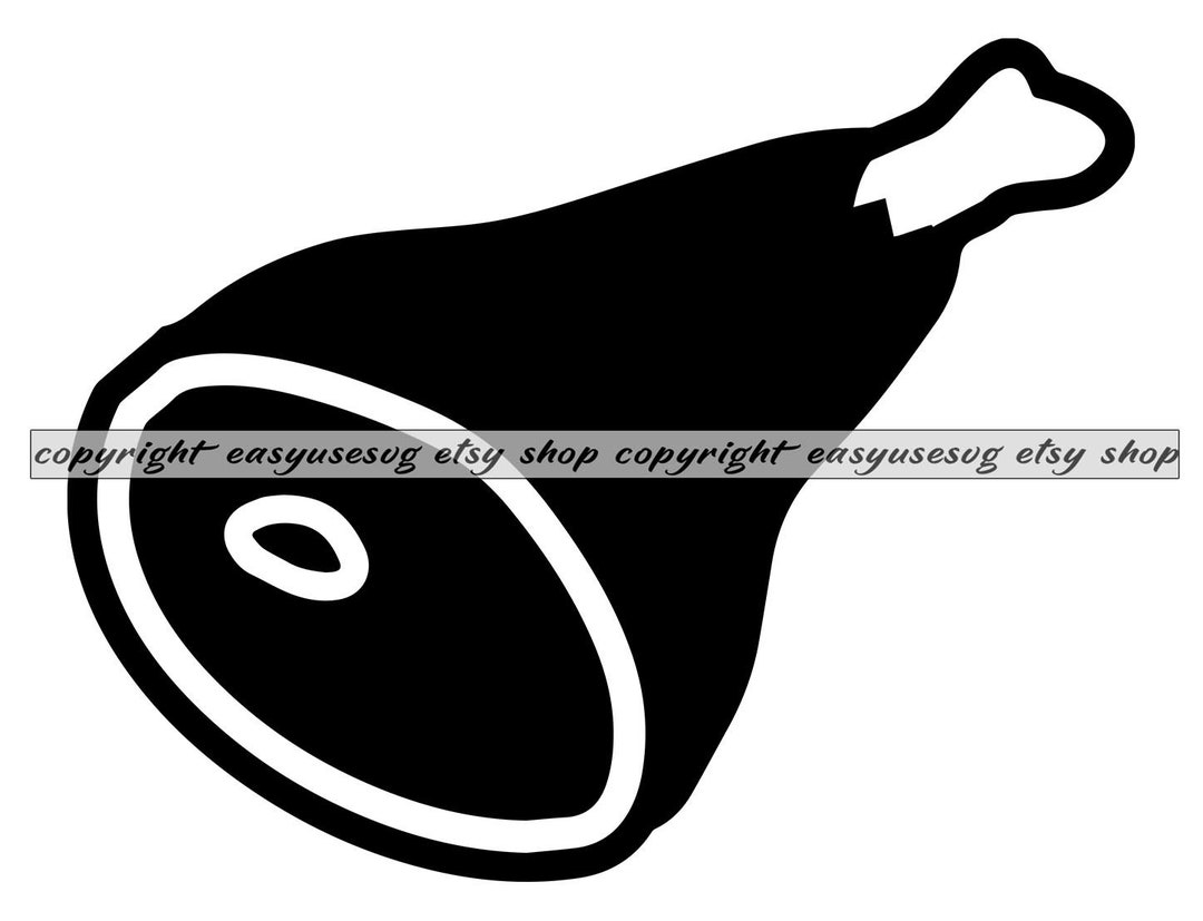 Ham SVG, Ham DXF, Ham PNG, Ham Clipart, Ham Silhouette, Ham Cut File ...