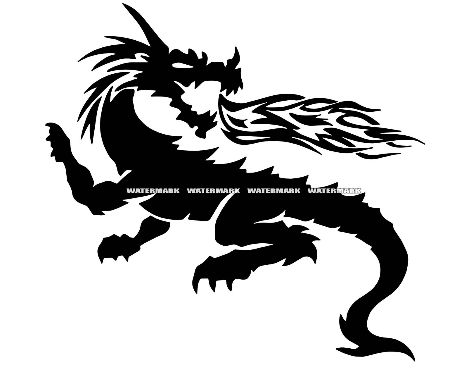 Dragon SVG 1 Dragon DXF Dragon PNG Dragon Clipart Dragon | Etsy