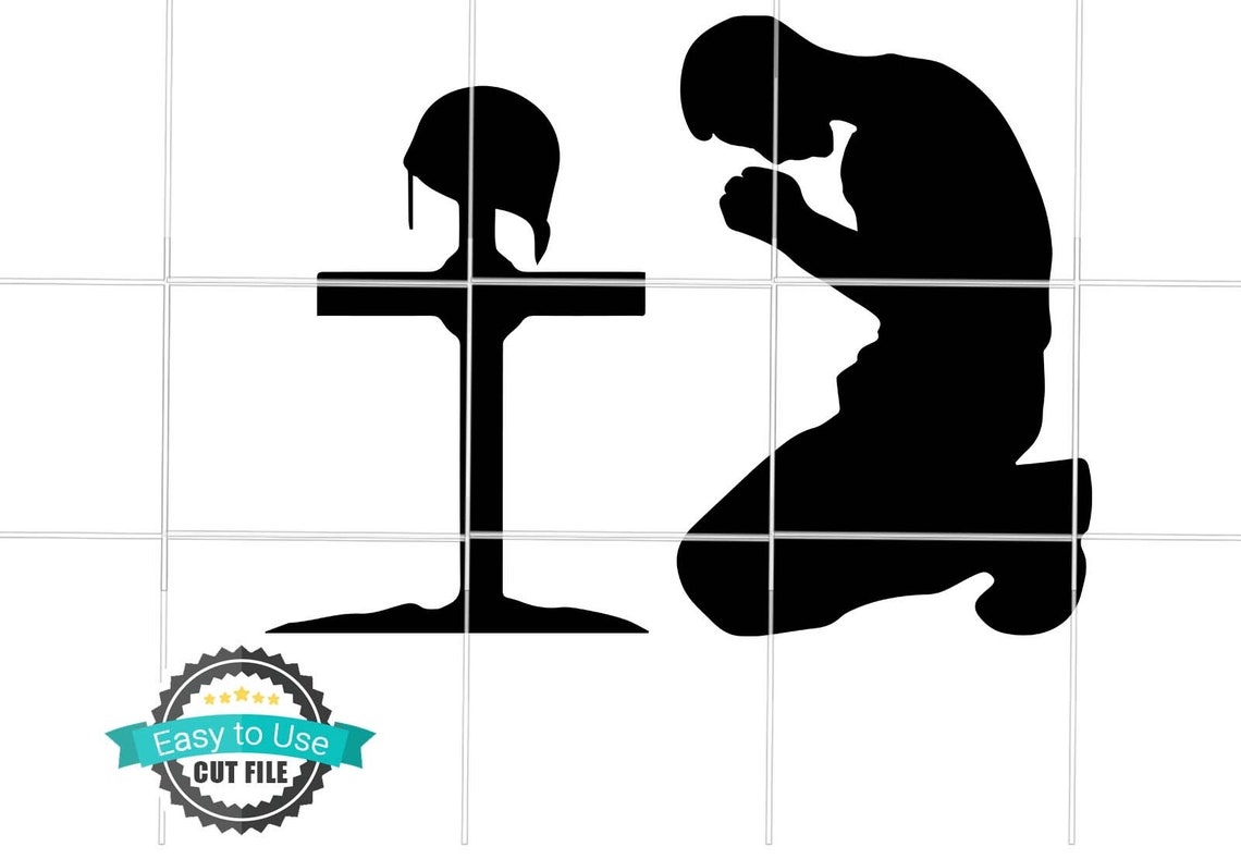 Soldier Praying Svg Soldier Pray Svg Pray Svg Soldier Svg - Etsy