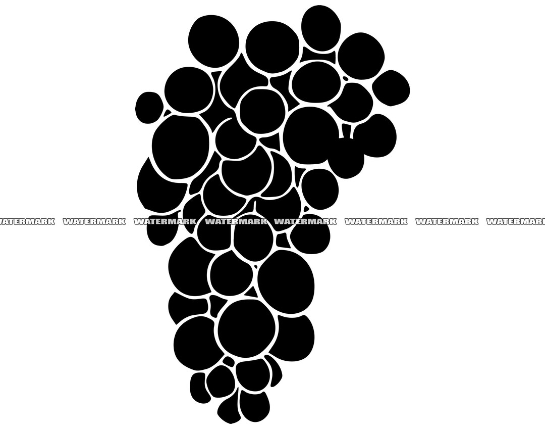 Grape SVG Grape Cut File Grape DXF Grape PNG Grape - Etsy UK