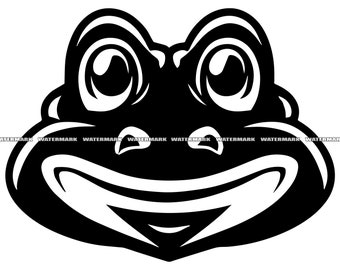 Frog Face Cut File - Etsy