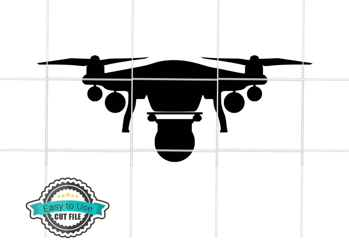 Drone Svg Uav Svg Drone Clipart Drone Files For Cricut Etsy