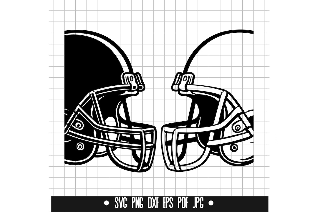 Football Helmets SVG, Football DXF, Football PNG, Sports Cut File ...