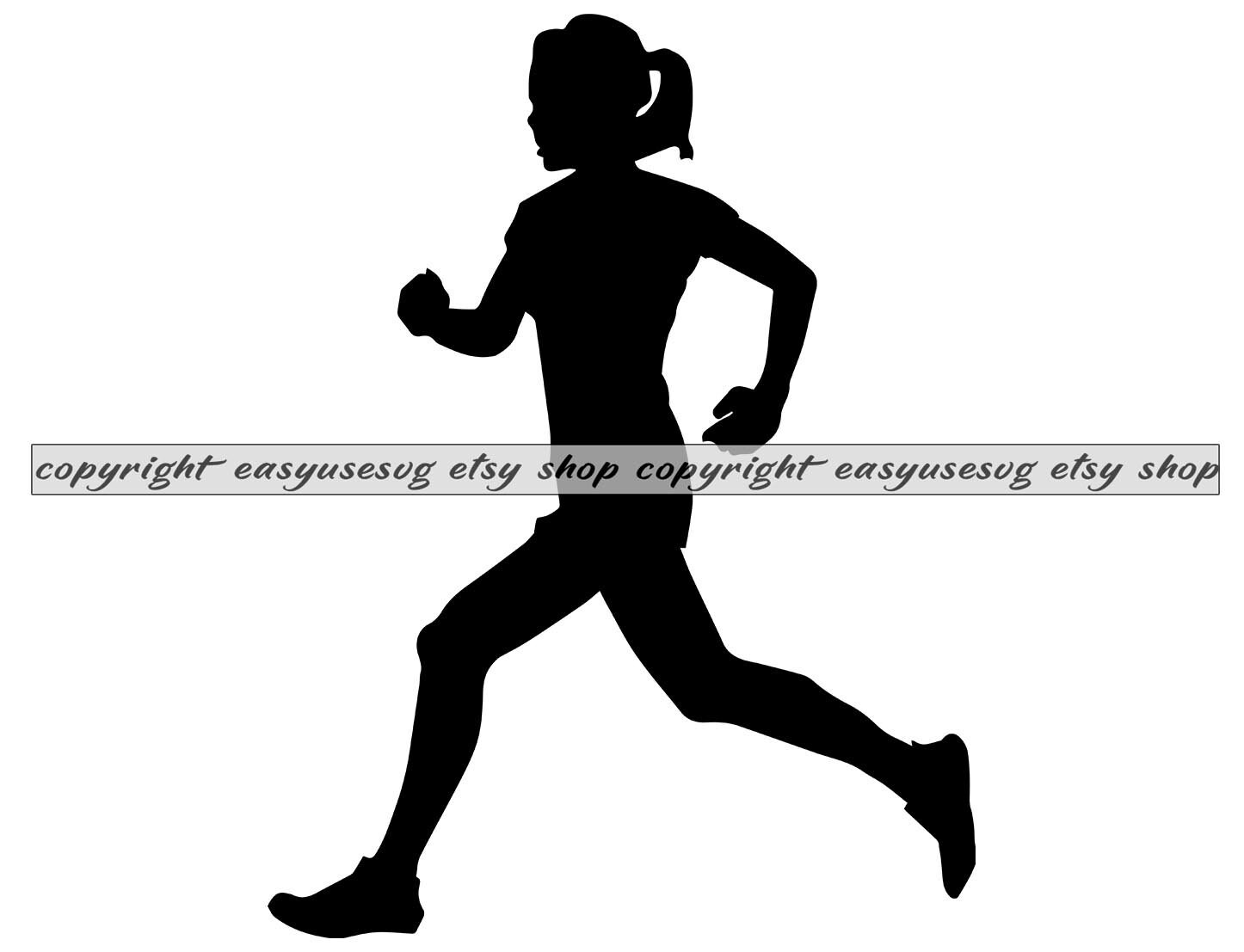 Runner Female SVG, Runner Woman SVG, Runner Girl SVG, Runner Svg ...
