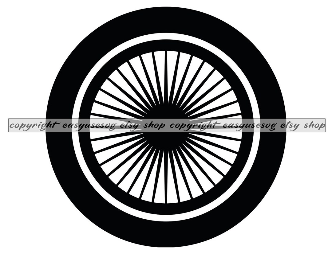 Motorcycle Wheel SVG, Chopper Wheel SVG, Motorcycle Wheel DXF ...