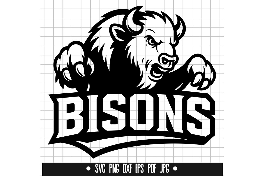 Bisons SVG, Bisons DXF, Bisons PNG, Bisons Cut File, Clipart, Digital ...